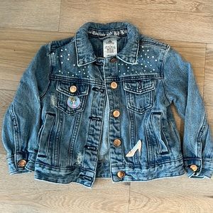 Disney | Jackets & Coats | Like New Disney Cinderella Denim Jacket ...